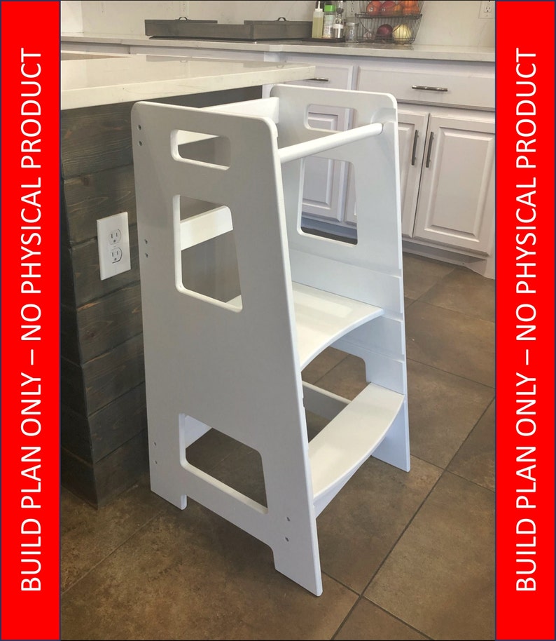 Kitchen Toddler Tower - Digital Plans - Etsy
