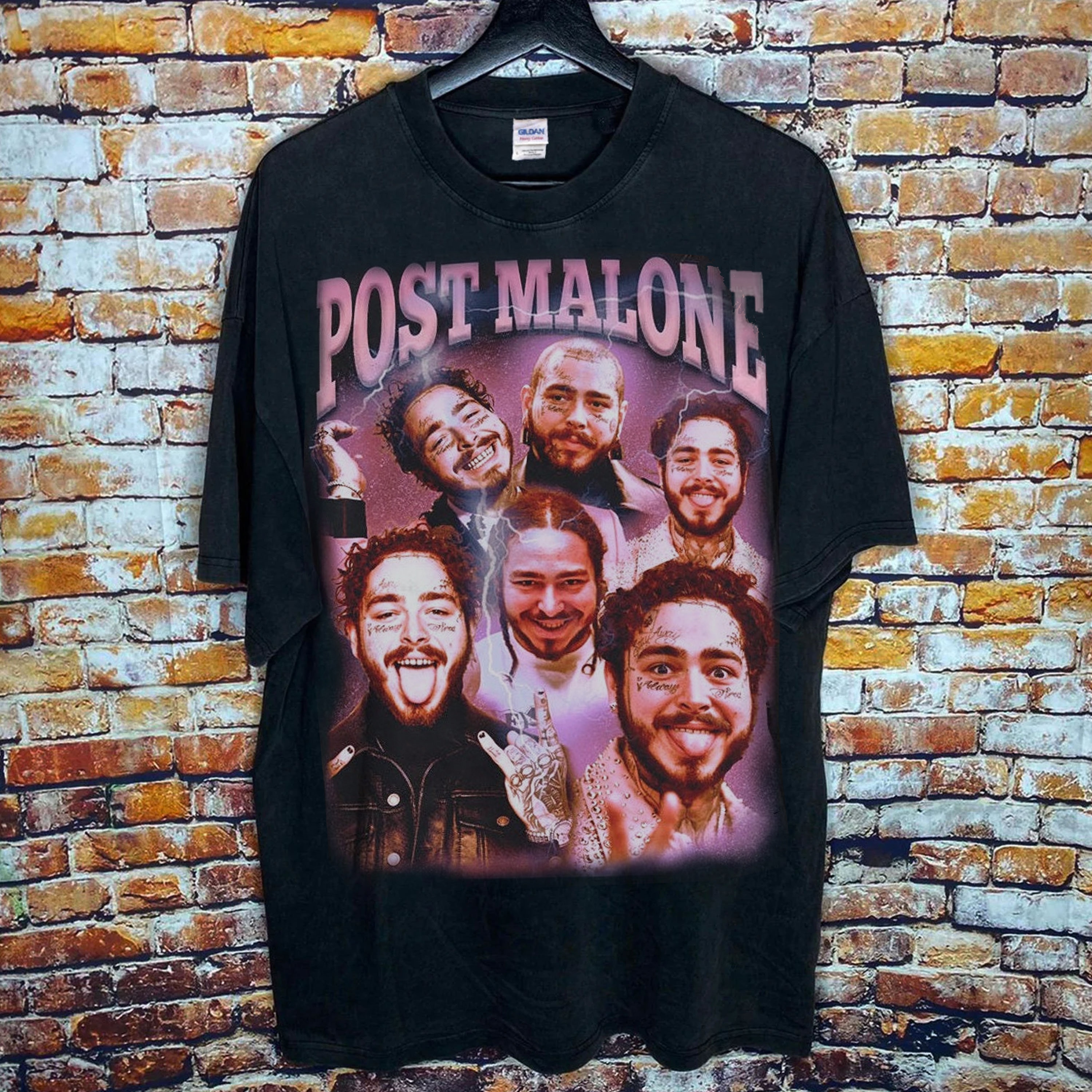 Post Malone Shirt, Post Malone Music Tour T-Shirt sold by Yellow Ackbar ...
