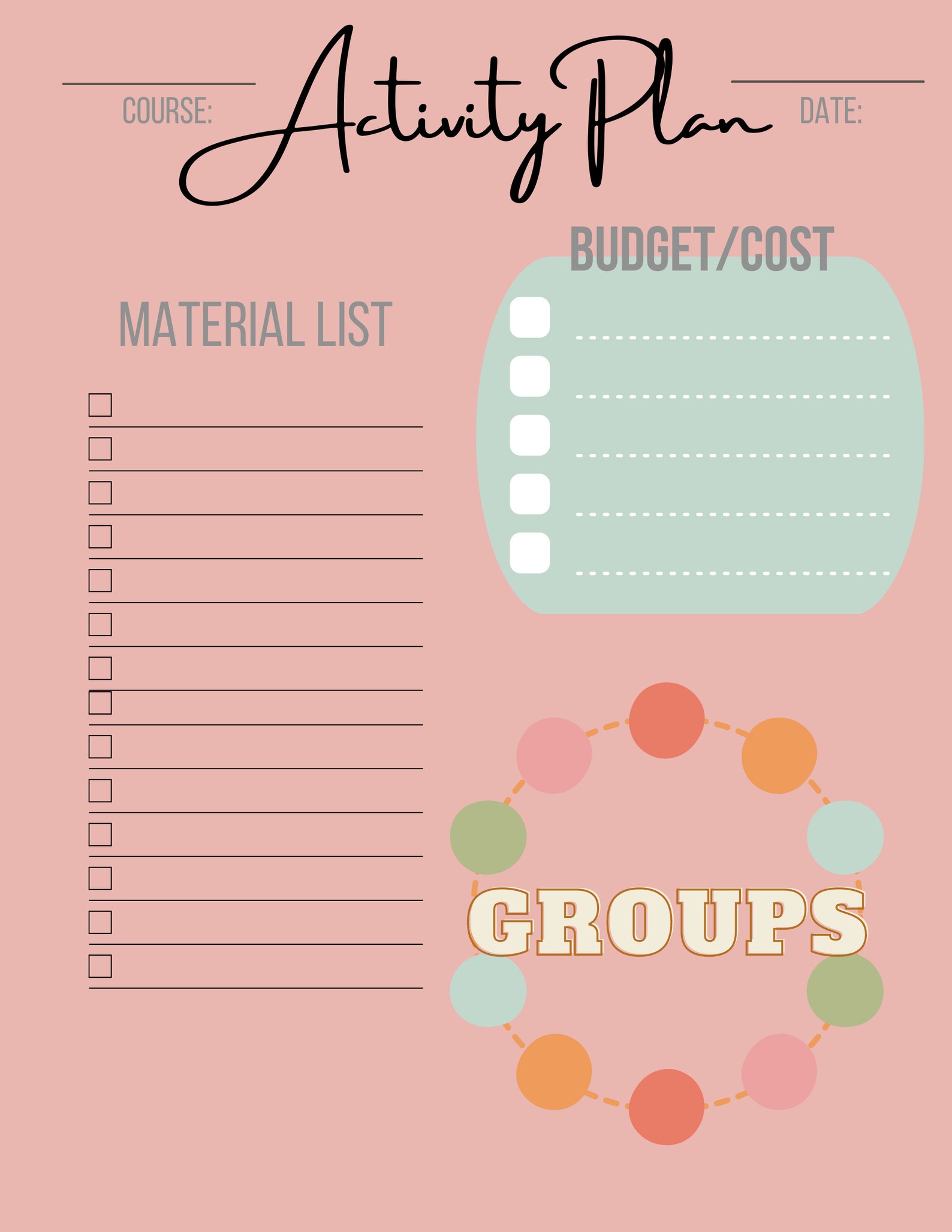 8 Lesson Plan Templates for Teachers, Weekly Plans, Daily, 5 and 7 ...