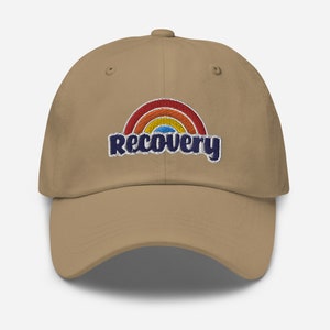 Recovery Rainbow Dad Hat , Recovery Clothing, AA Hat, NA Hat, Narcotics ...