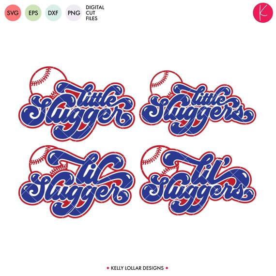 Little Slugger SVG DXF Graphic Art Cut Files Paper, Party & Kids Kits ...