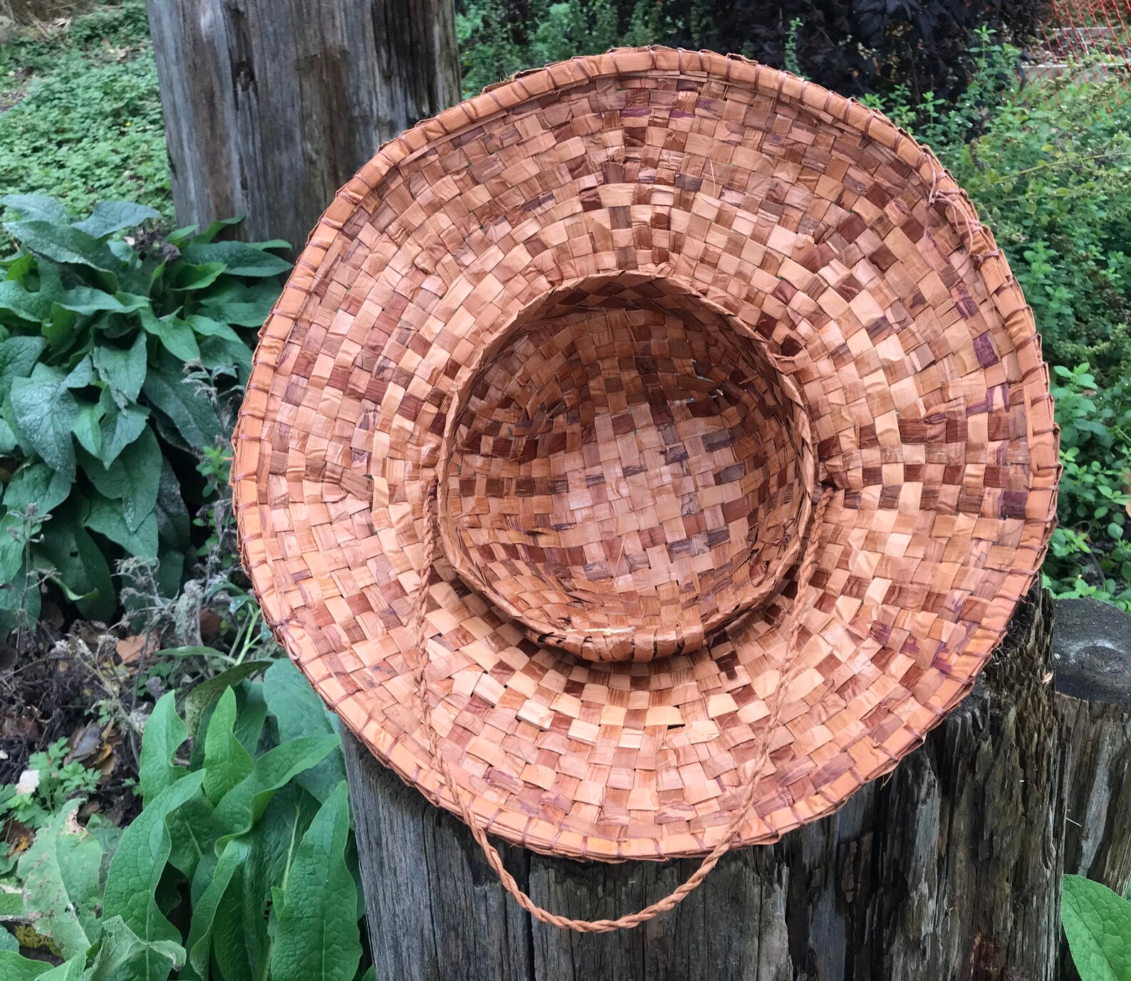 Cedar Bark Hat Woven Hat / Cedar Weaving / for Adults - Etsy