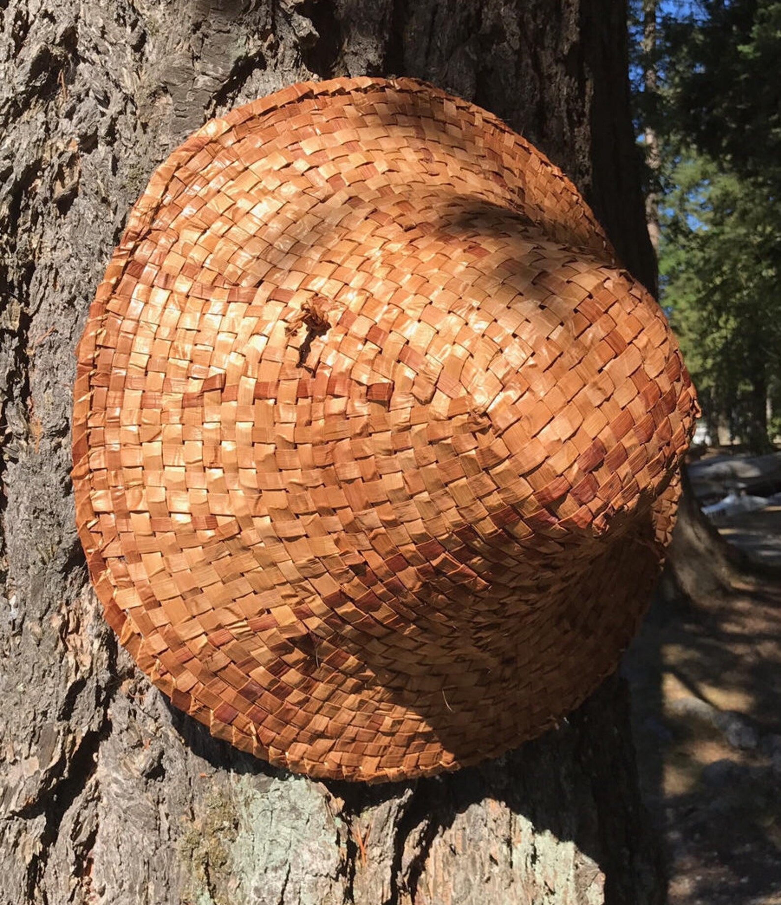 Cedar Bark Hat Woven Hat / Cedar Weaving / for Adults - Etsy