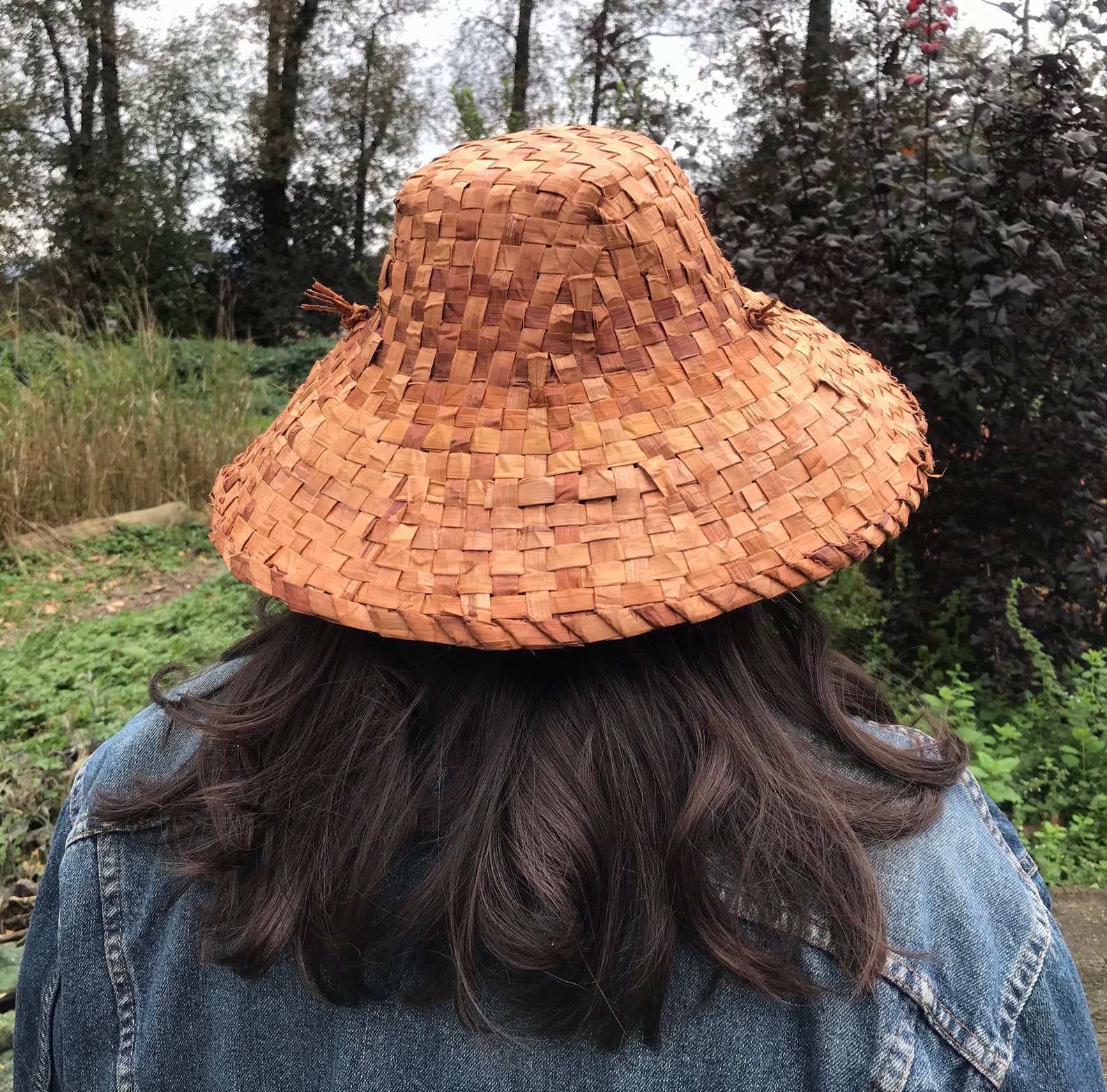 Cedar Bark Hat Woven Hat / Cedar Weaving / for Adults - Etsy