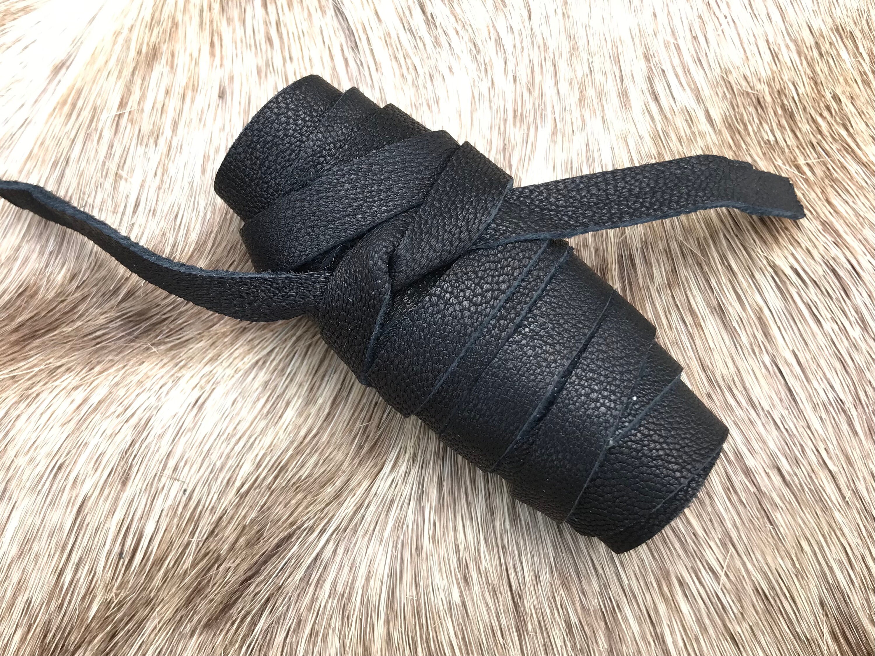 Leather Hair Wrap - Ragnar Loðbrók Vikings Medieval Hairband / Warrior ...