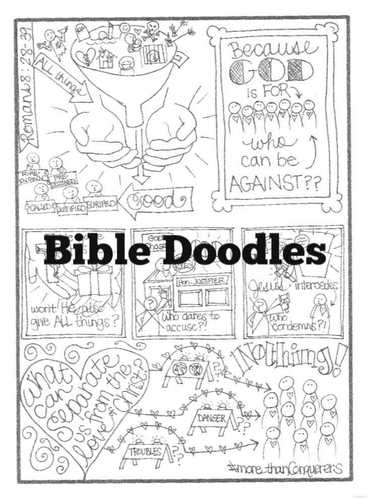 Bible Doodle Study Packet for Romans 7-8 - Etsy