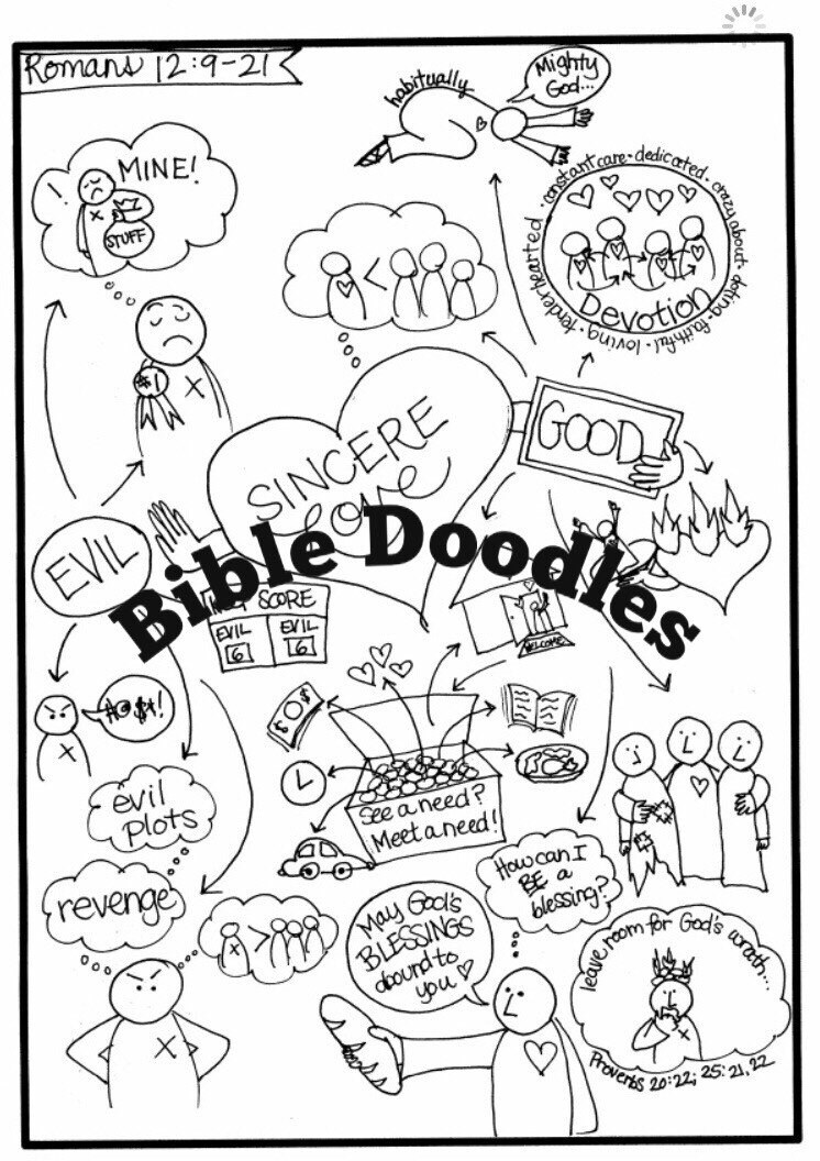 Complete Bible Doodles Study Pack for Romans - Etsy