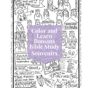 Bible Doodle Study Packet for Romans Chapters 13-16 - Etsy