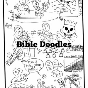Bible Doodle Study Packet for Romans 5-6 - Etsy