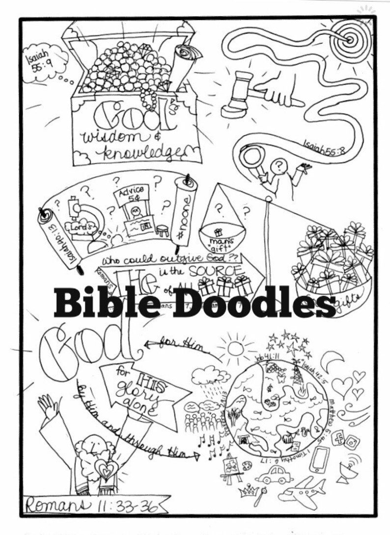 Complete Bible Doodles Study Pack for Romans - Etsy