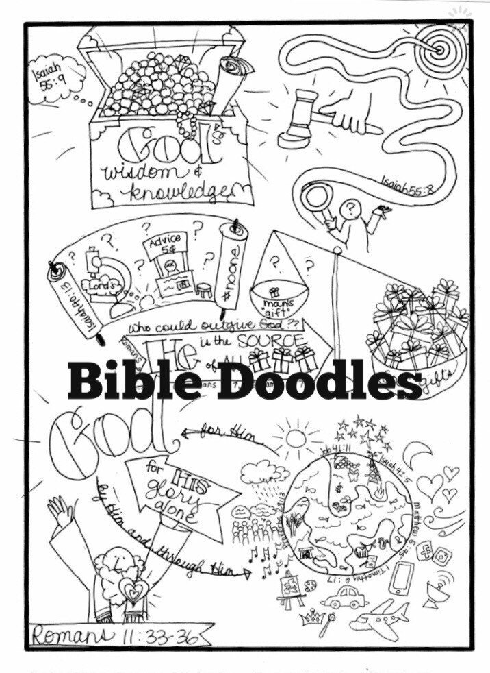 Complete Bible Doodles Study Pack for Romans - Etsy