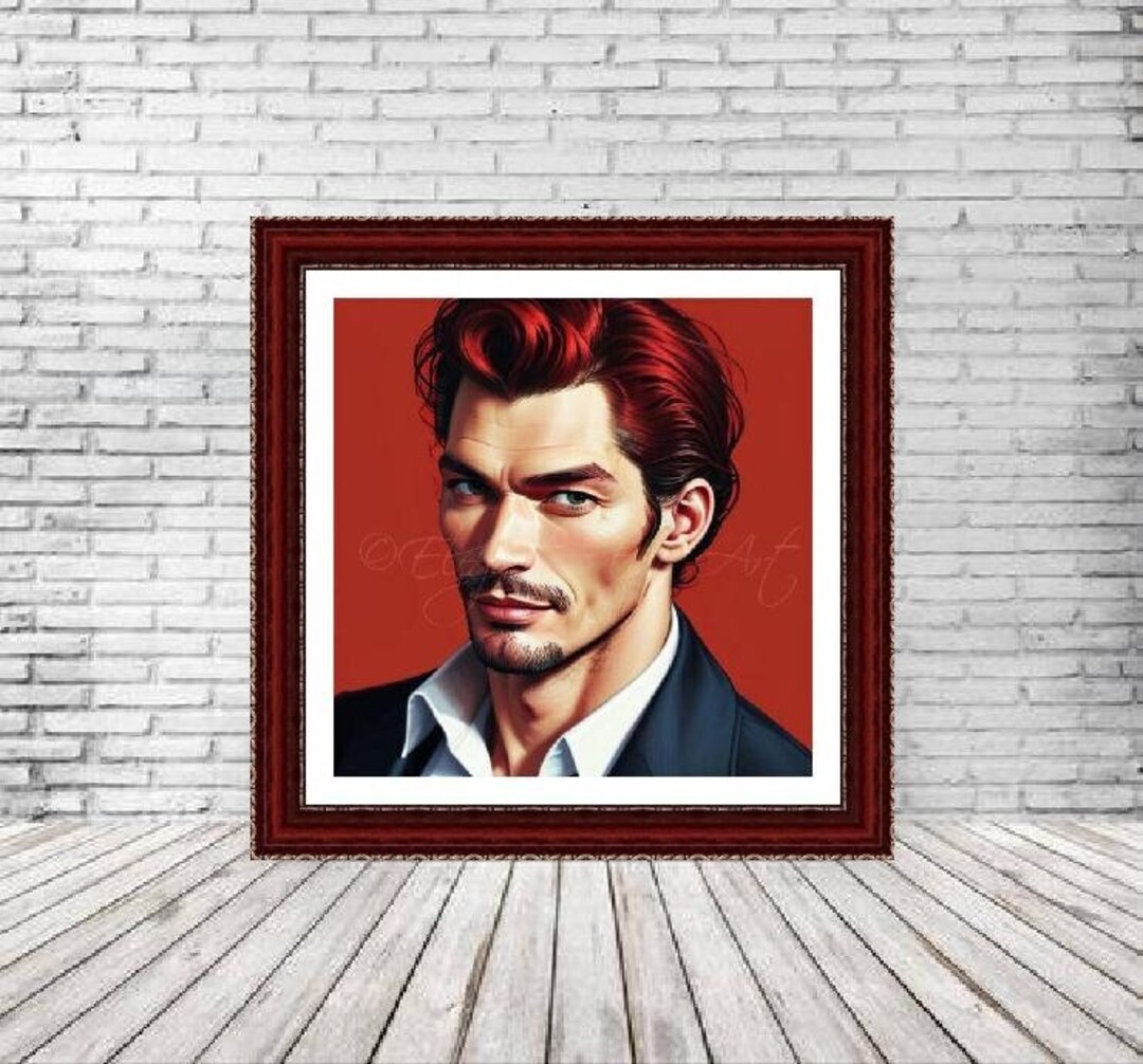 David Gandy Pop Art Print Digital Download, Wall Art, Portrait Poster ...