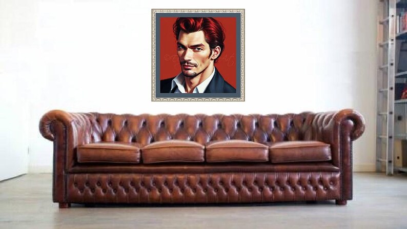 David Gandy Pop Art Print - Digital Download, Wall Art, Portrait Poster ...