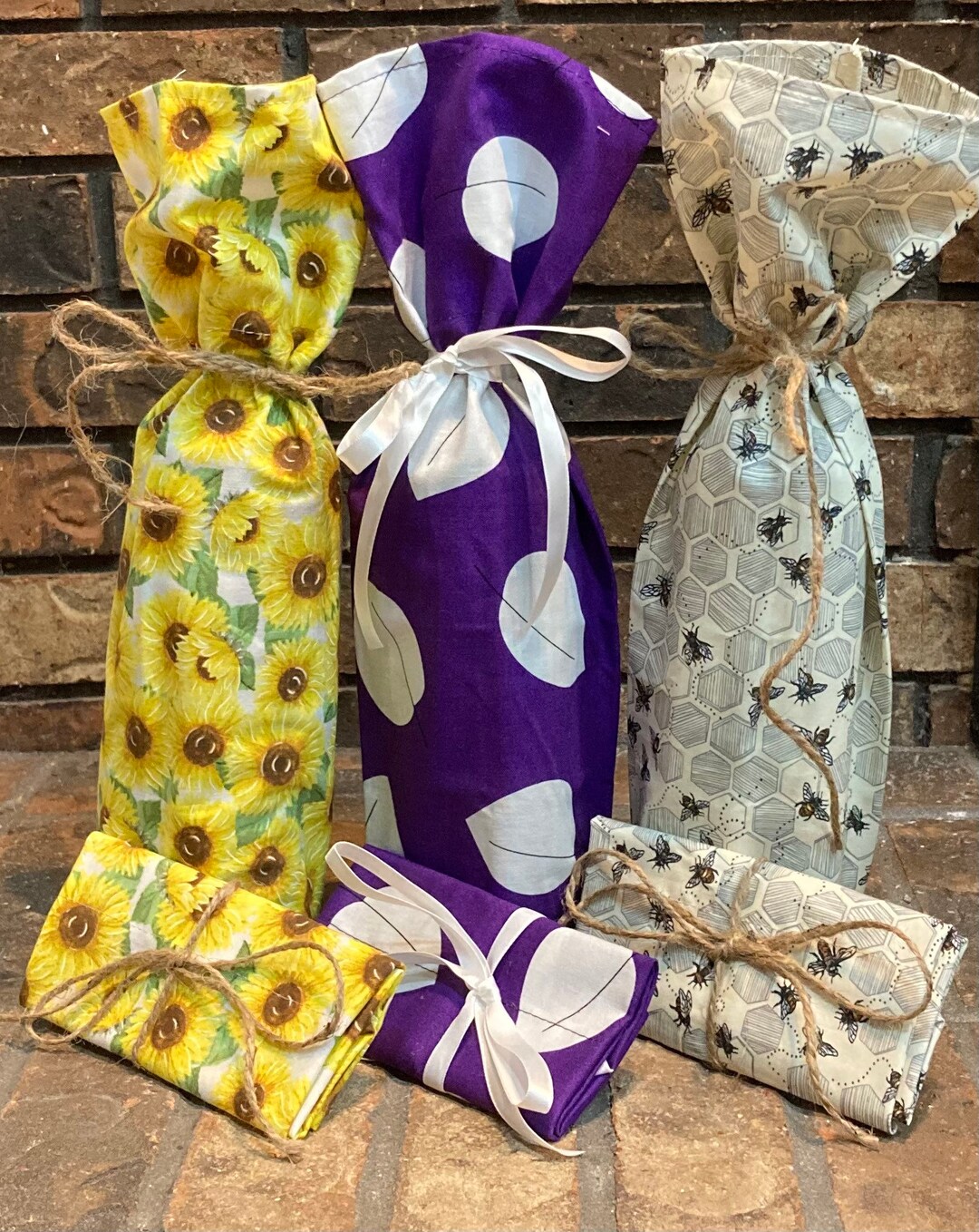 Goody Bag Wine Bag Wine Gift Bag Goody Gift Bag Fabric Wine Bag ...