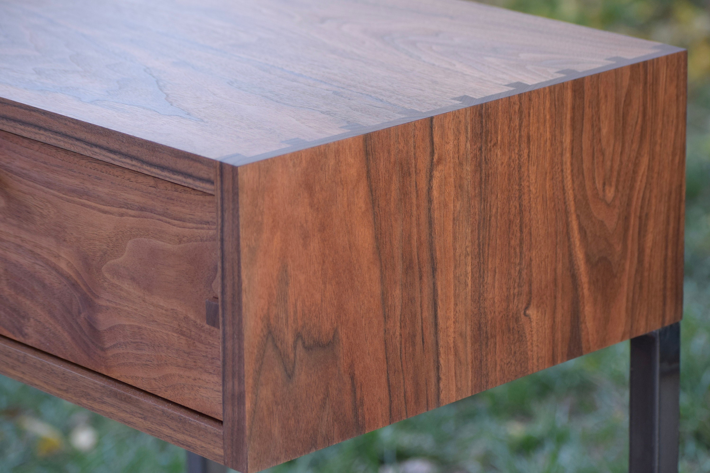 Minimalist Nightstand Minimalist End Table Pictured in - Etsy