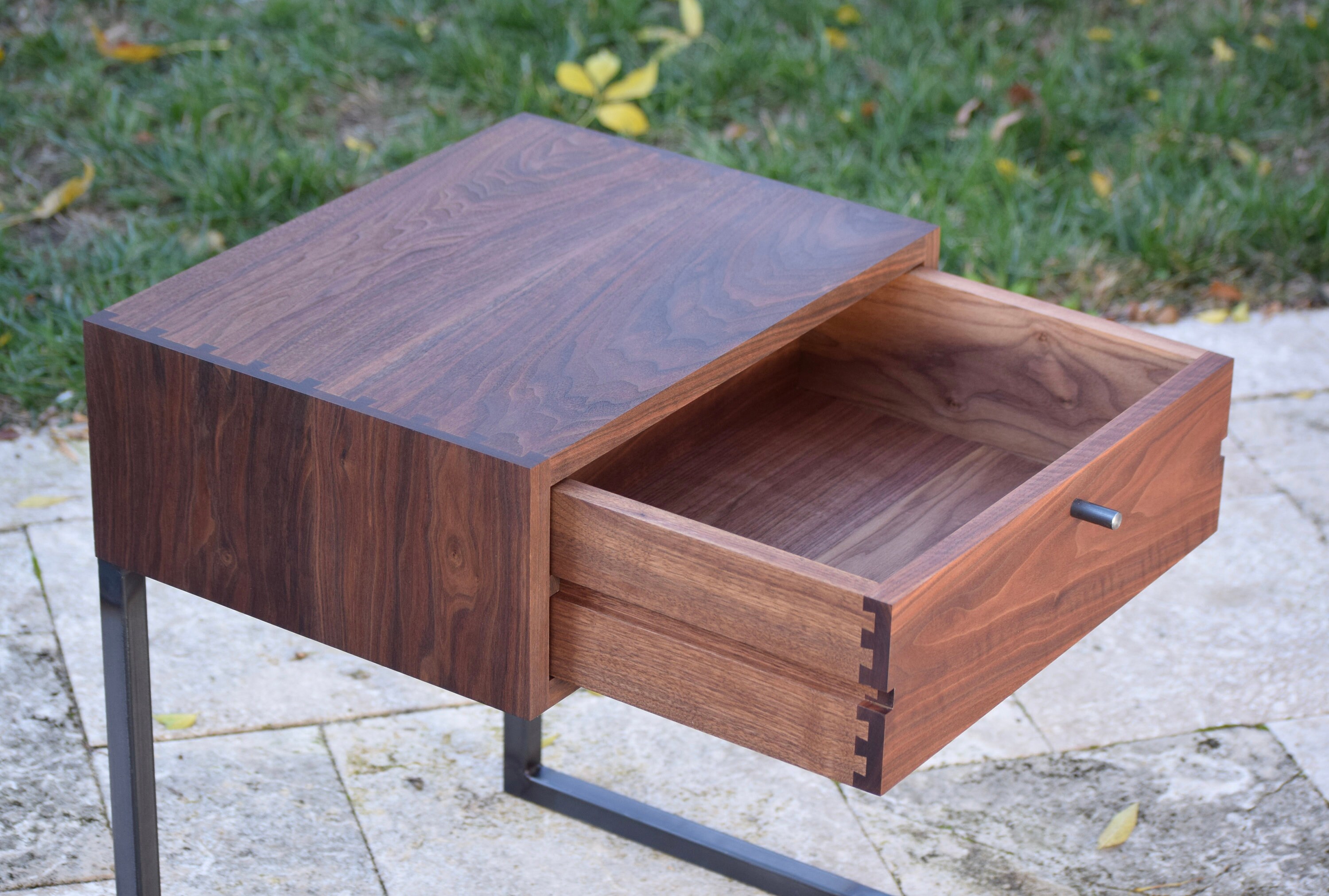 Minimalist Nightstand Minimalist End Table Pictured in - Etsy