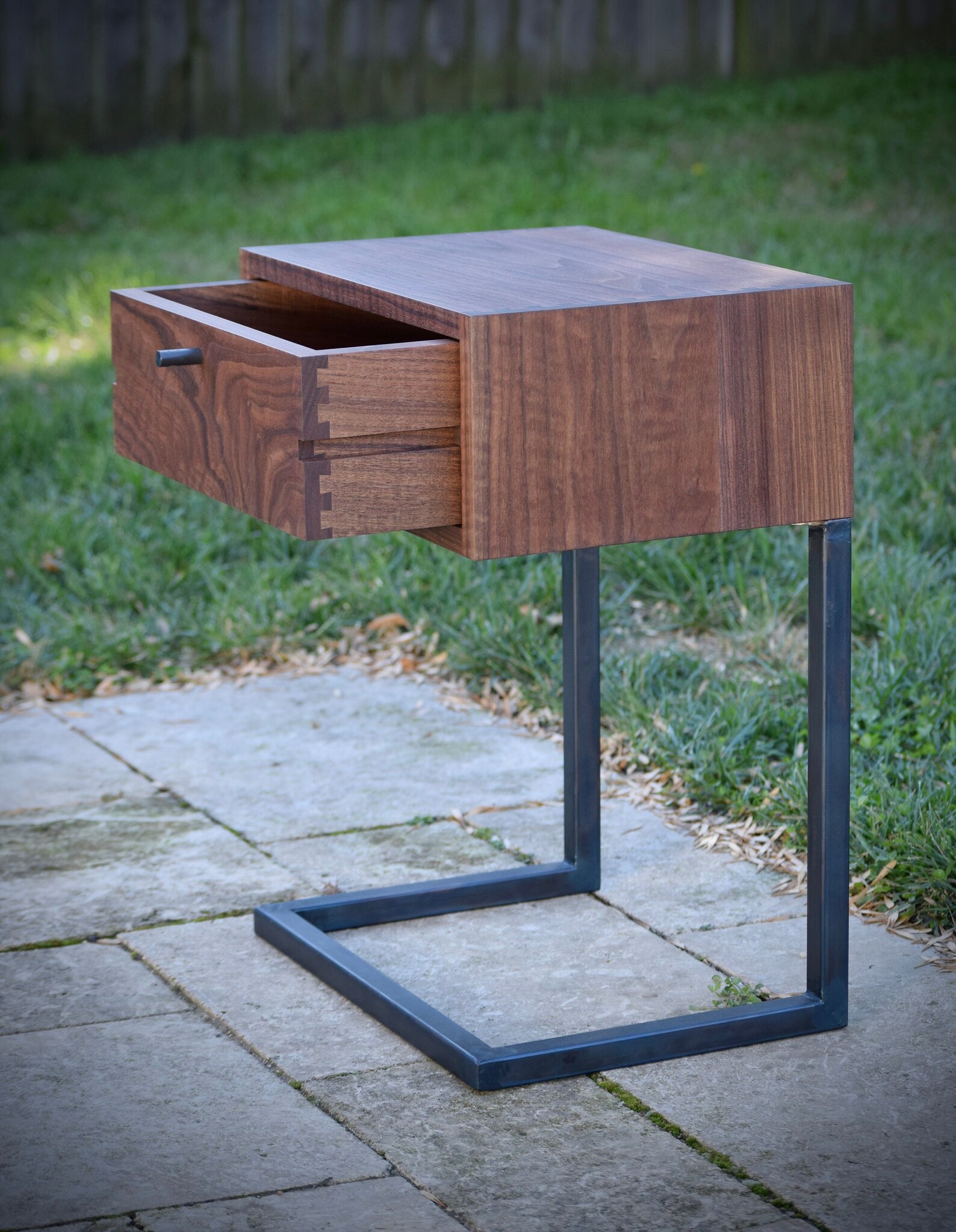 Minimalist Nightstand Minimalist End Table Pictured in - Etsy