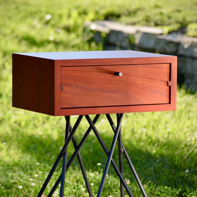 Mid Century End Table - Etsy