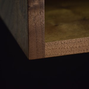 Walnut Mid Century Turntable Stand - Etsy