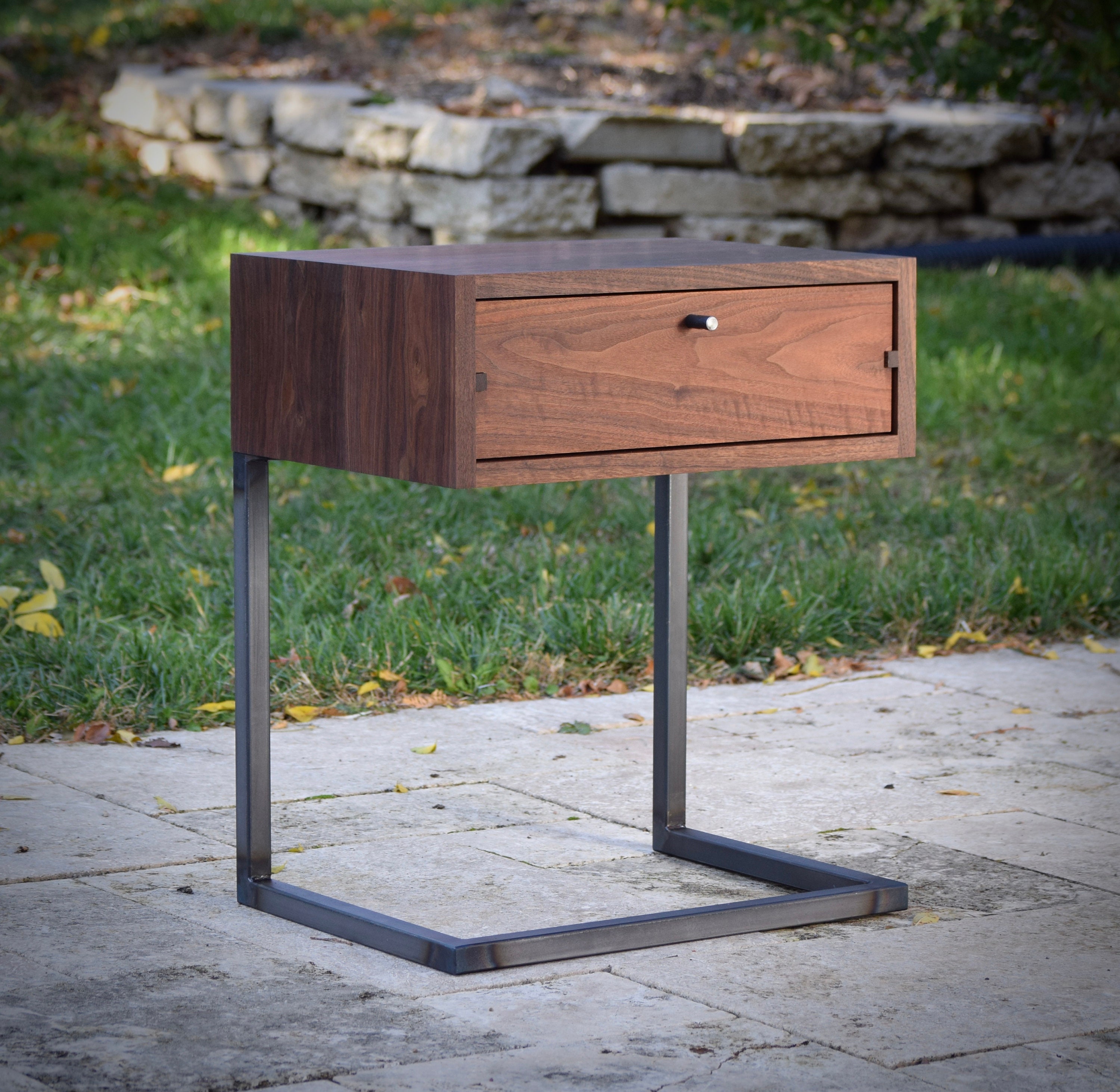 Minimalist Nightstand Minimalist End Table Pictured in - Etsy