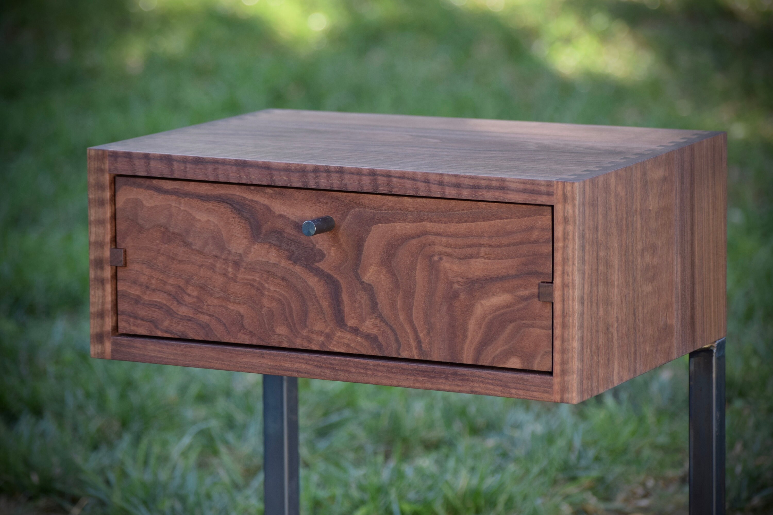 Minimalist Nightstand Minimalist End Table Pictured in - Etsy