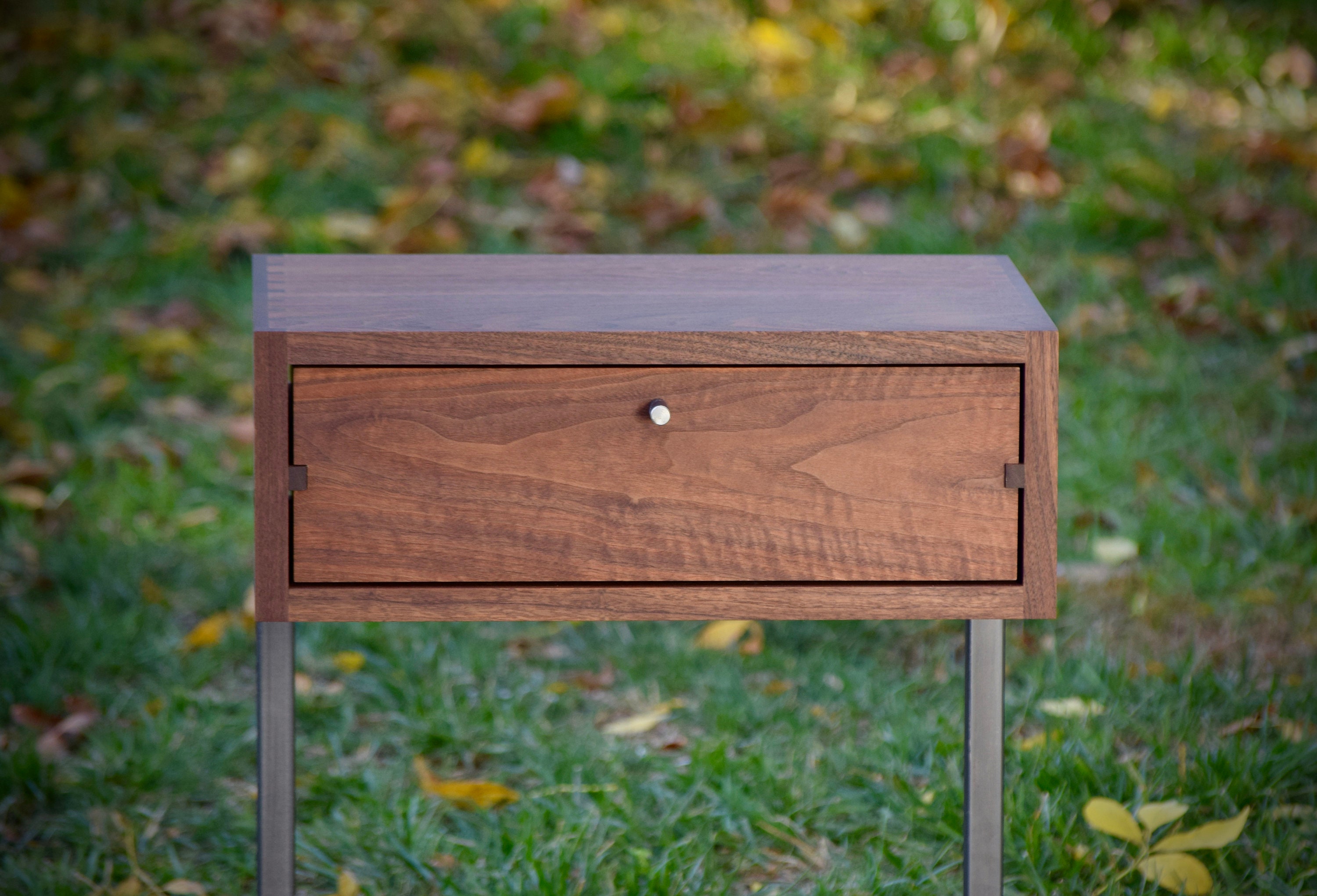 Minimalist Nightstand Minimalist End Table Pictured in - Etsy