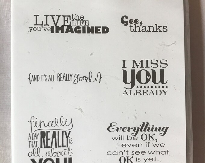 Really Good Greetings Stamp Set by Stampin' Up! - Etsy