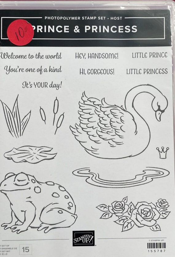 Prince and Princess Stamp Set by Stampin' Up - Etsy