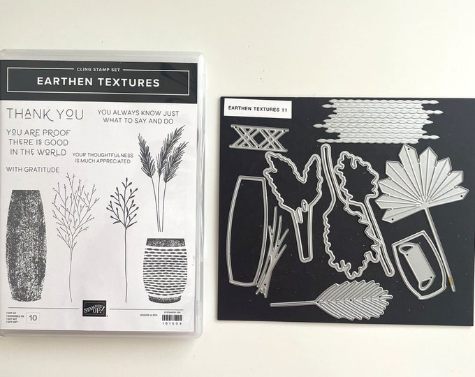 Earthen Textures Stamp Set & Coordinating Dies by Stampin' Up! - Etsy