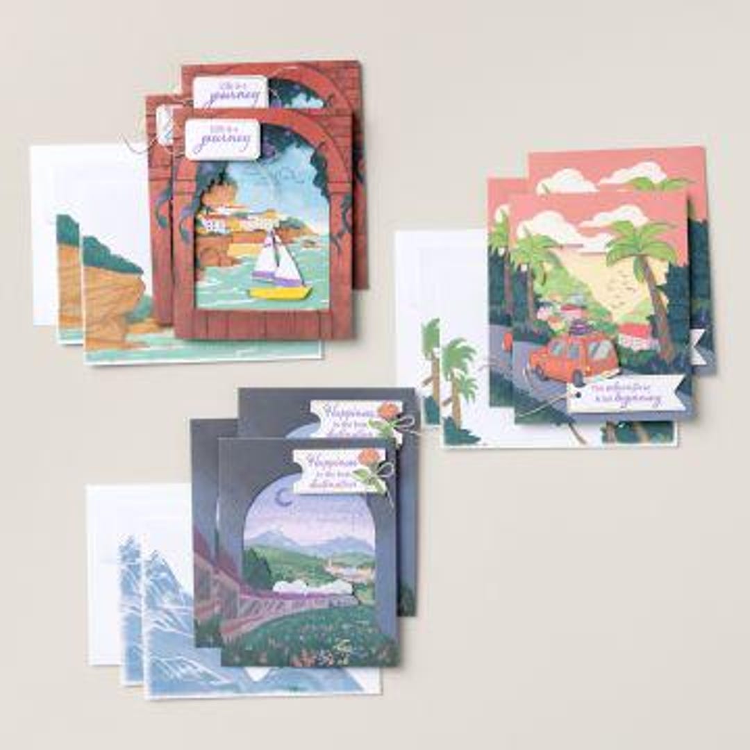 The Best Destination Card Kit by Stampin' Up! - Etsy