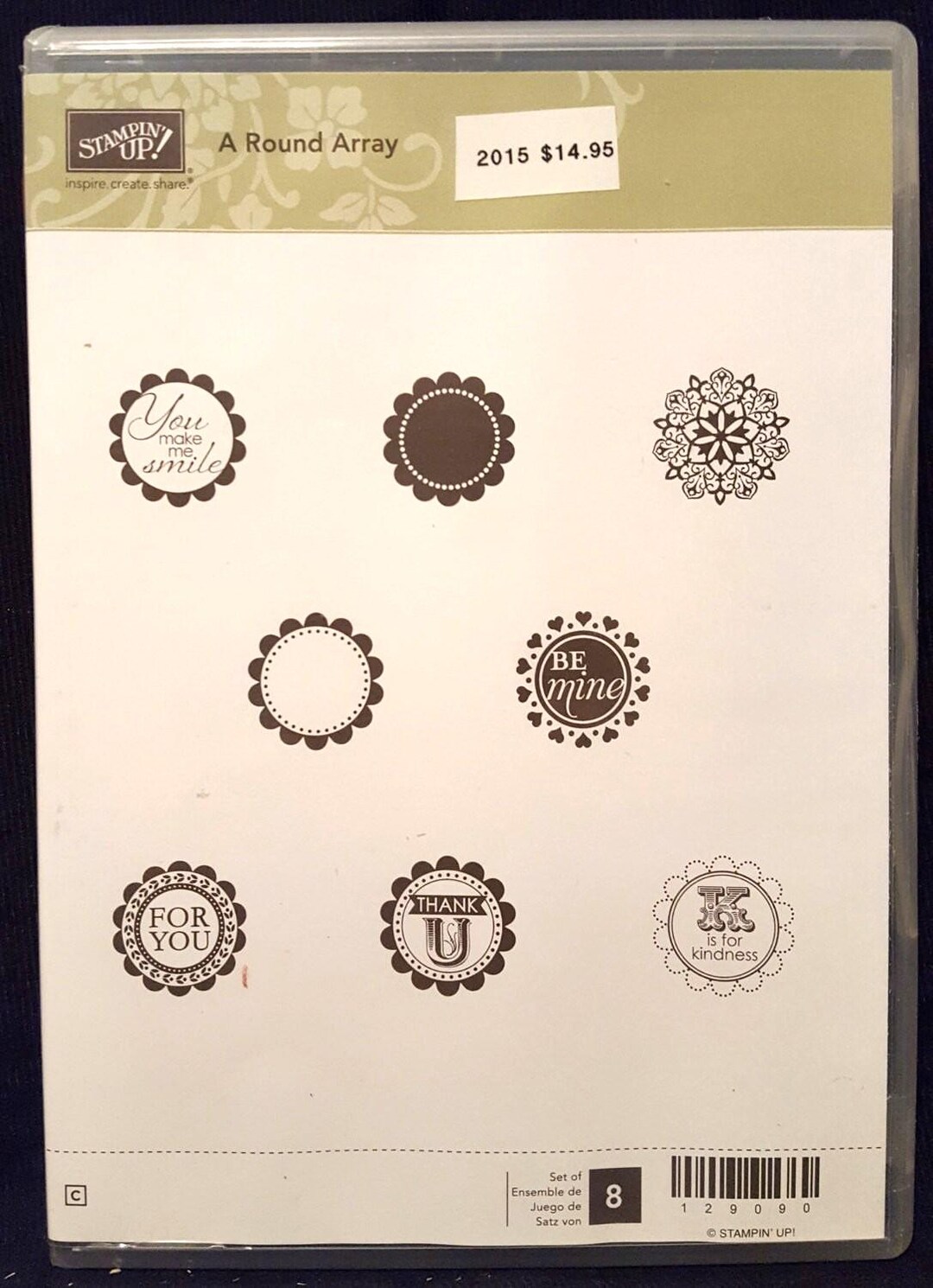 A Round Array Clear Mount Stamp Set by Stampin' Up! - Etsy