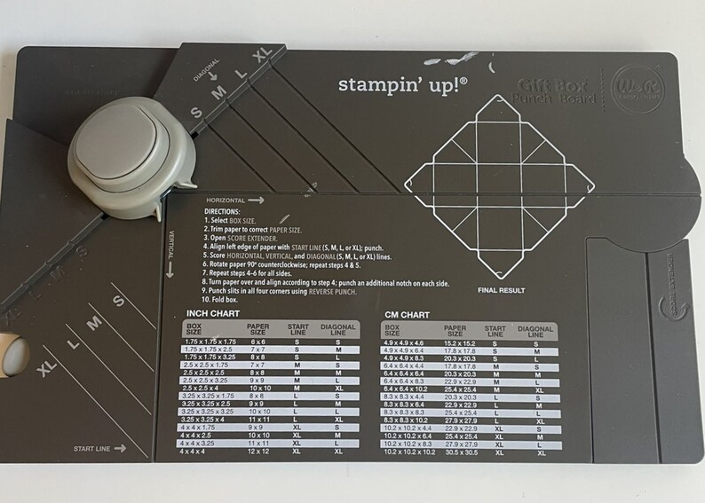 Gift Box Punch Board by Stampin' Up - Etsy