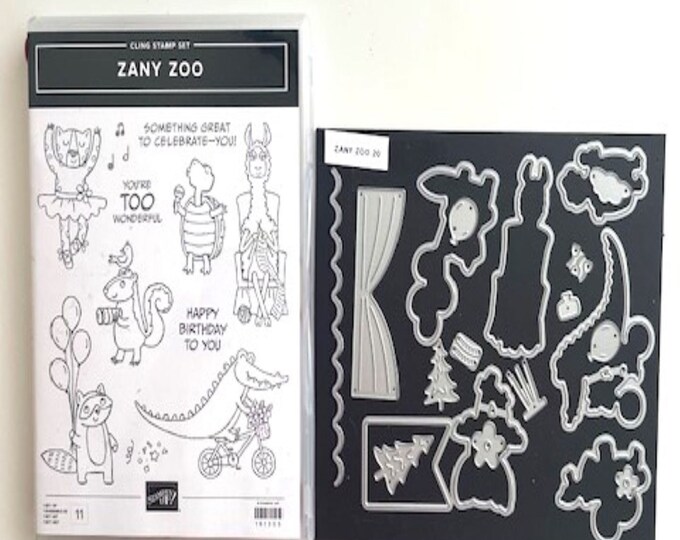 Zany Zoo Stamp Set & Coordinating Dies by Stampin' Up - Etsy
