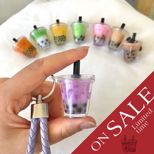 Mini Drink Boba Bubble Tea Keychain - Etsy Canada