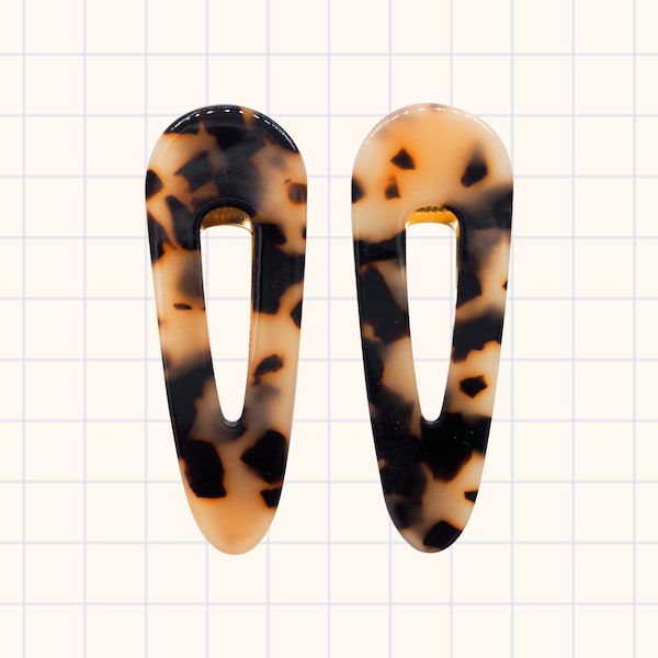Tortoiseshell Hair Clip - Etsy