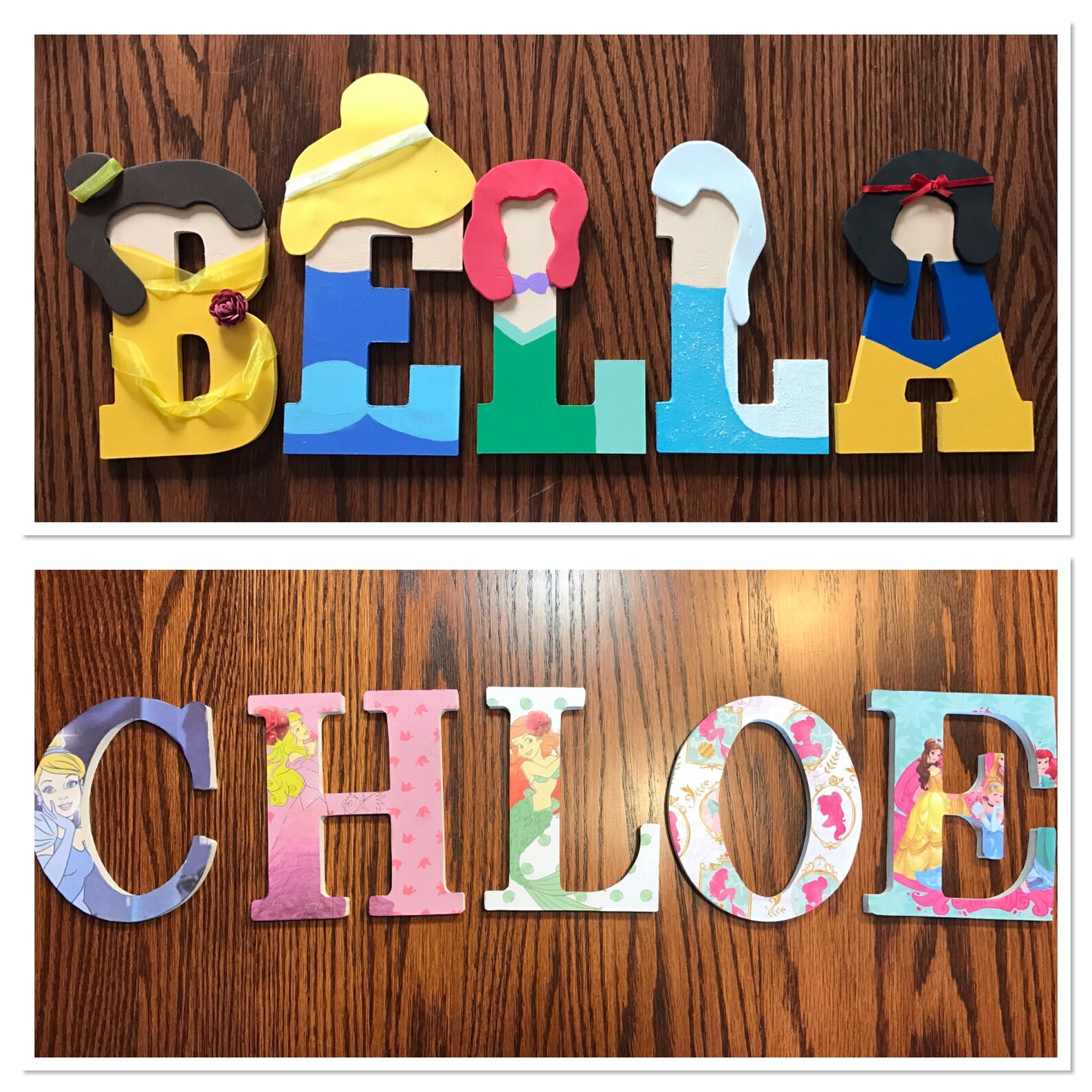 6 Lettre Princesses Disney Disney Mickey Mouse Elena | Etsy