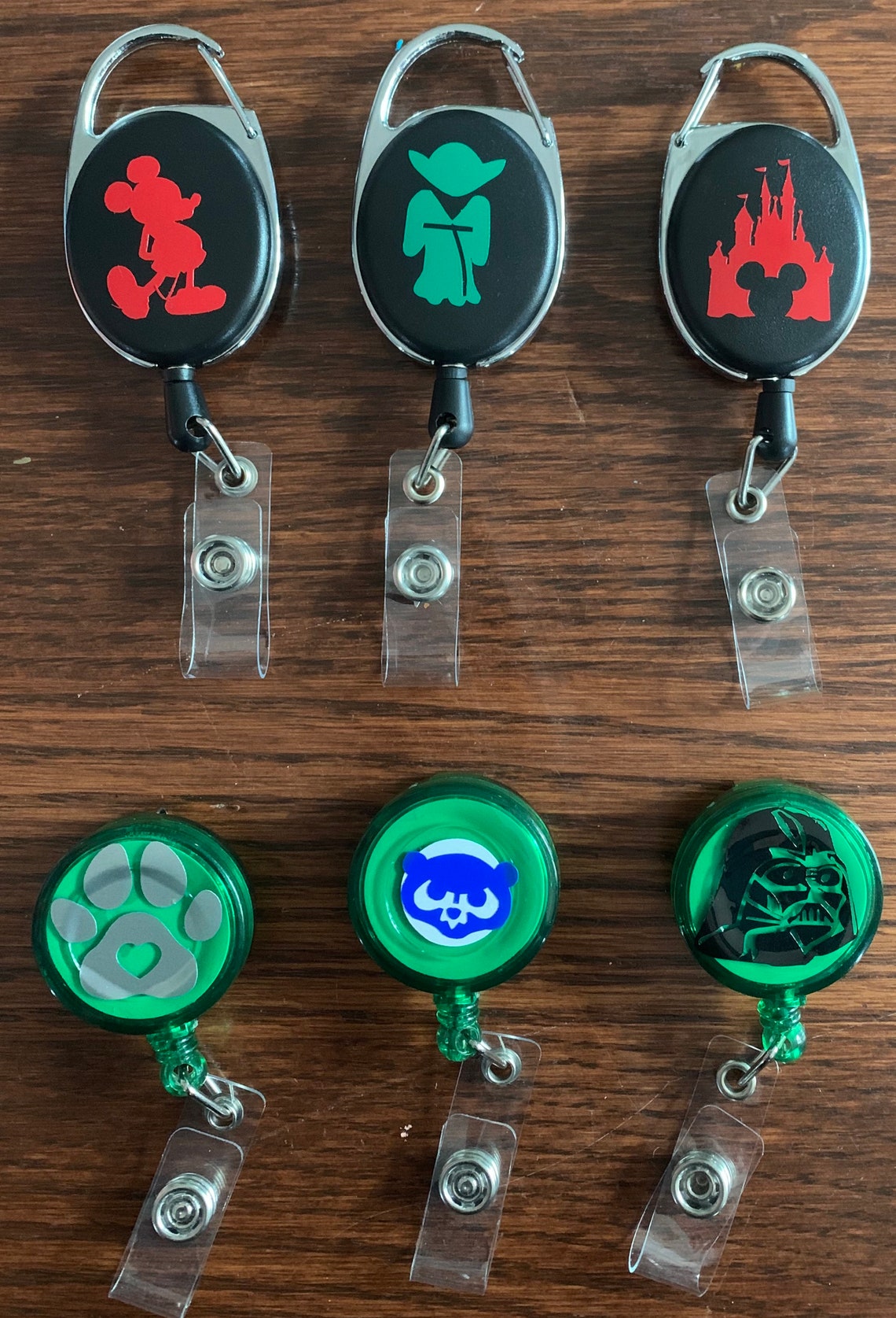 Retractable Keycard Holder With Various Designs - Etsy