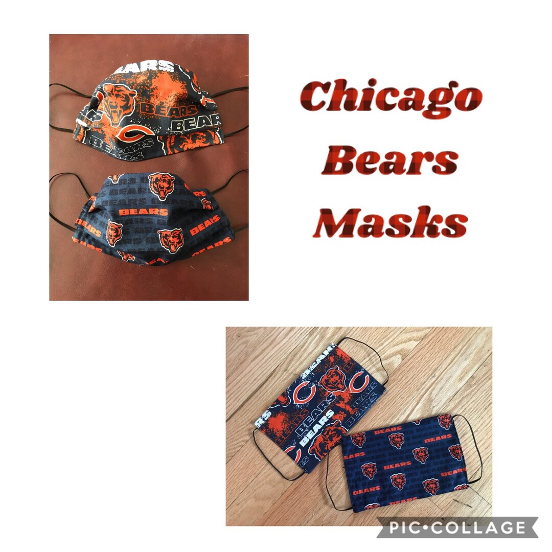Chicago Bears Masks, Face Masks, Reusable Mask, NFL Mask, Child Face ...