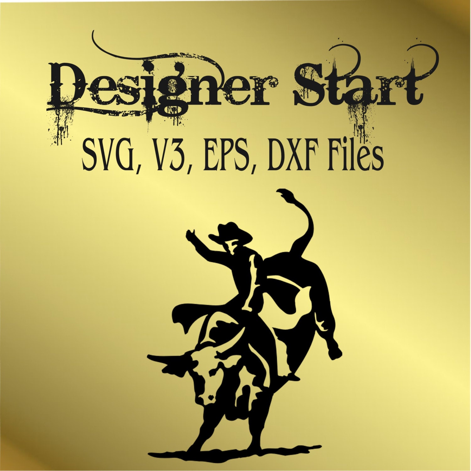 Bull Rider SVG File Cricut Silhouette Clipart Vinyl - Etsy Canada