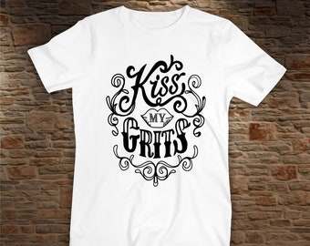 Kiss My Grits Svg - Etsy