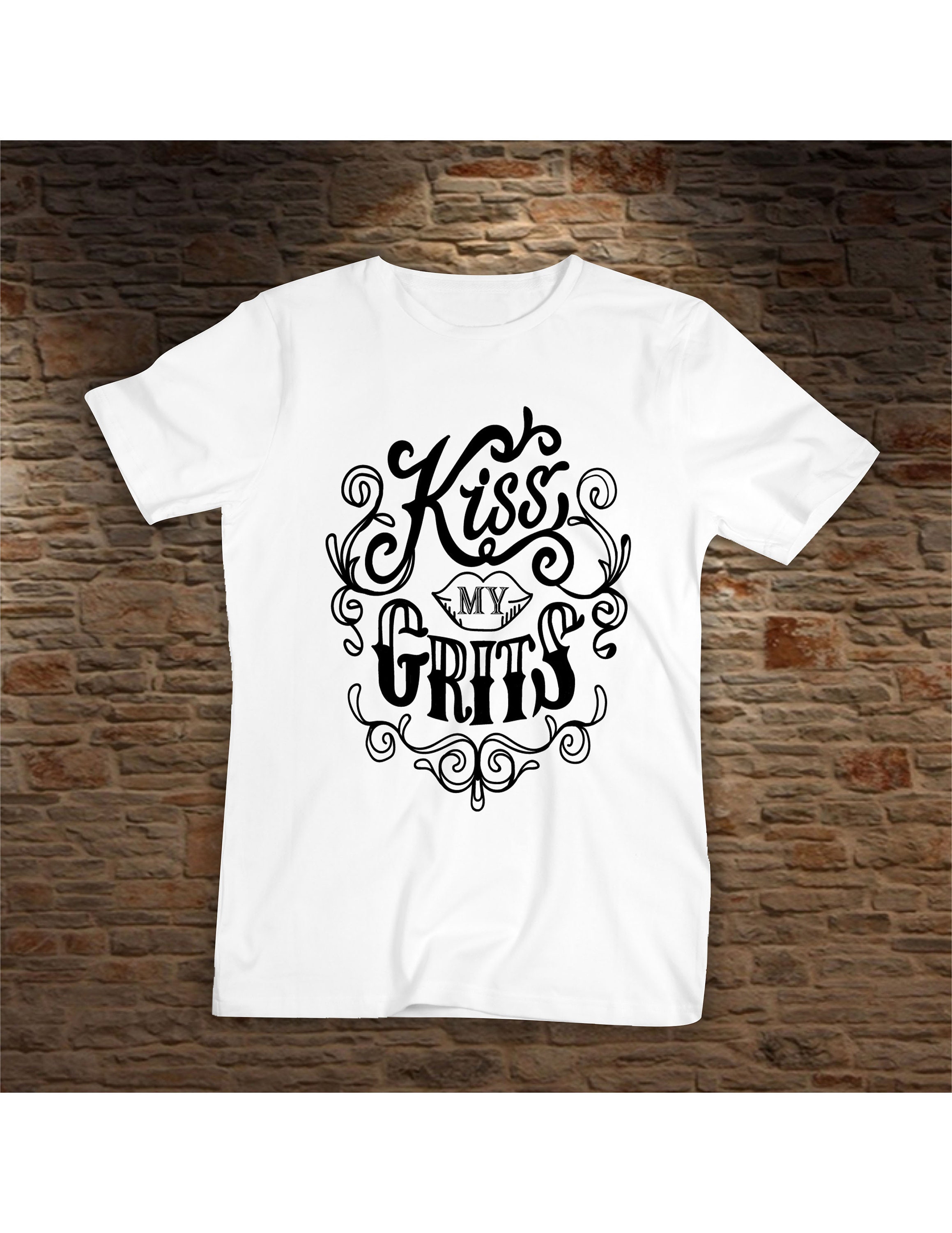 Kiss My Grits Svg Vector Art Silhouette Cricut Cutting File - Etsy Canada