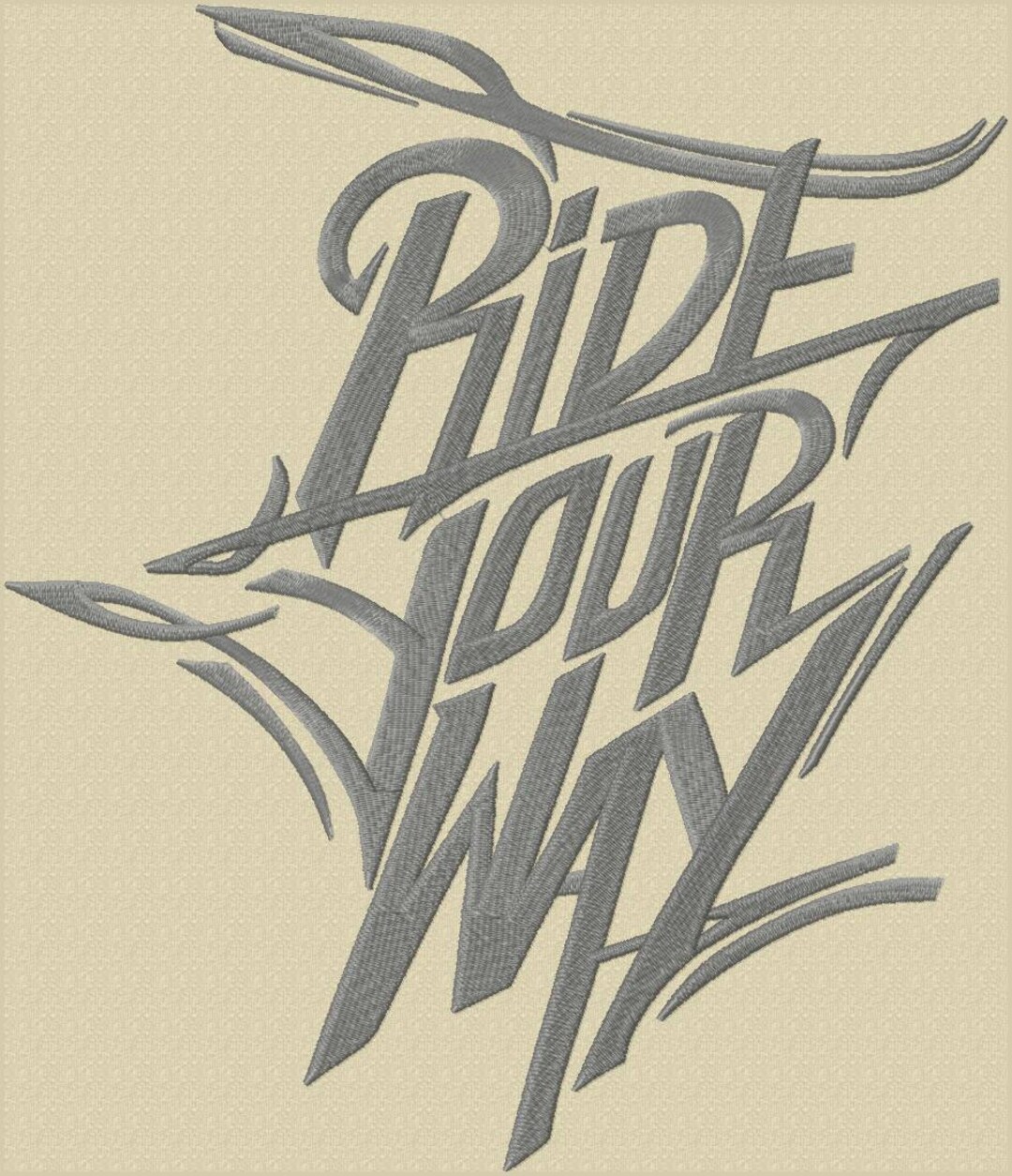 Ride Your Way Embroidery Machine Design Digital Download - Etsy
