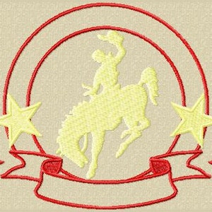 Rebel Rider Saddle Bronc Embroidery Machine Design Rodeo - Etsy Canada