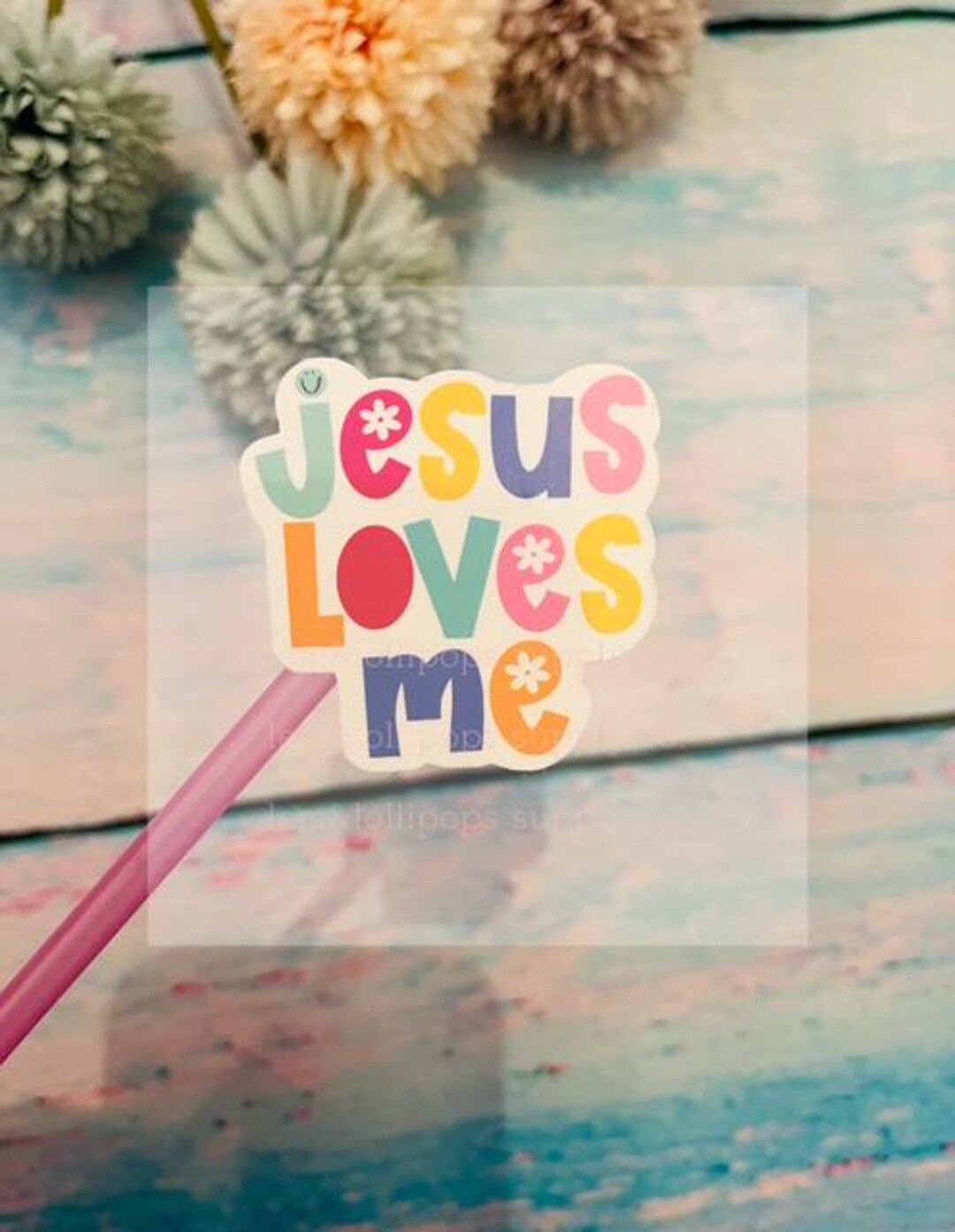 STICKER - Jesus Loves Me - CUTE Sticker, Positive, Faith, Mental Health ...
