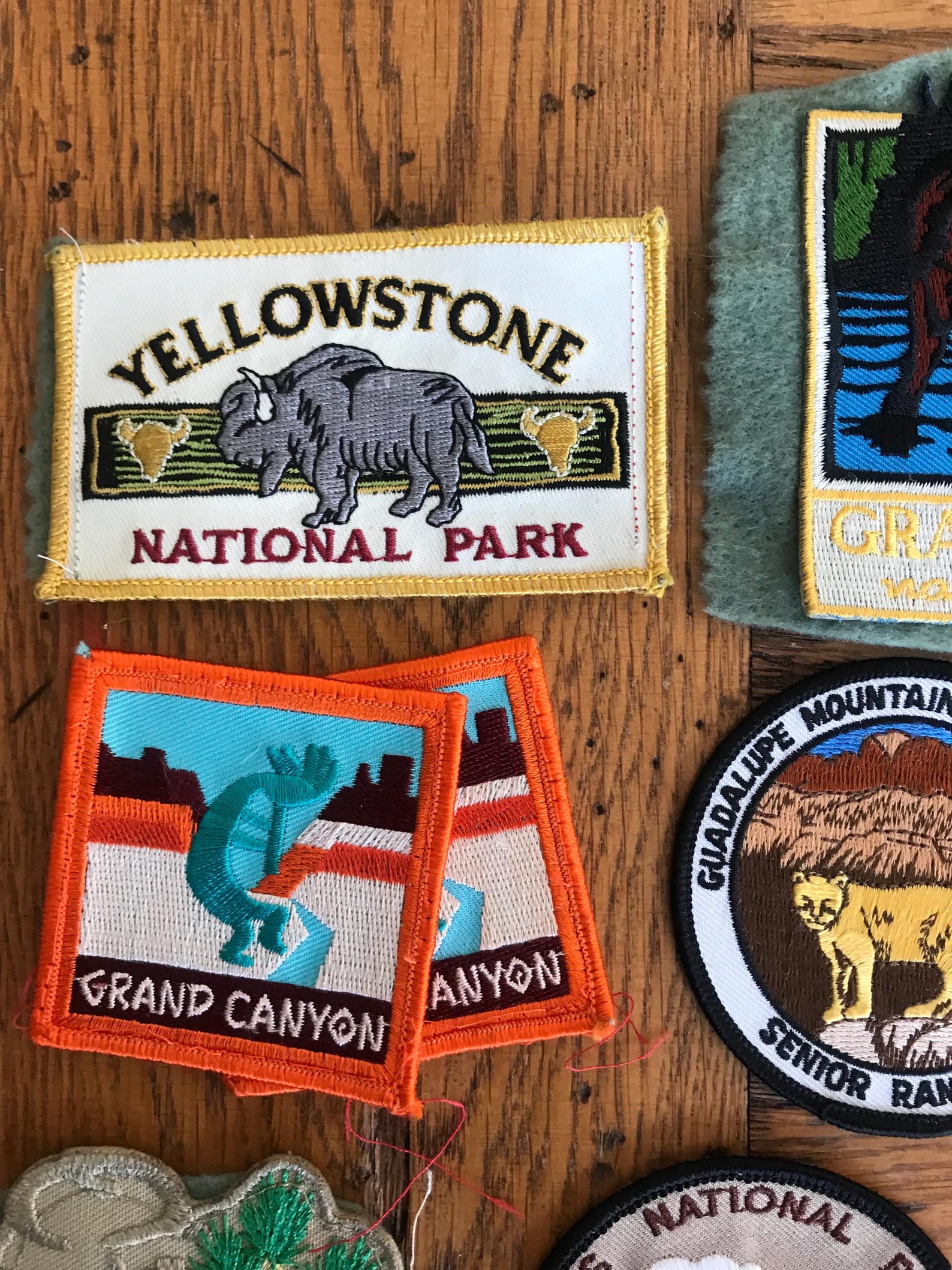 Set of 16 Souvenir Travel Patches From National Parks Yellowstone - Etsy