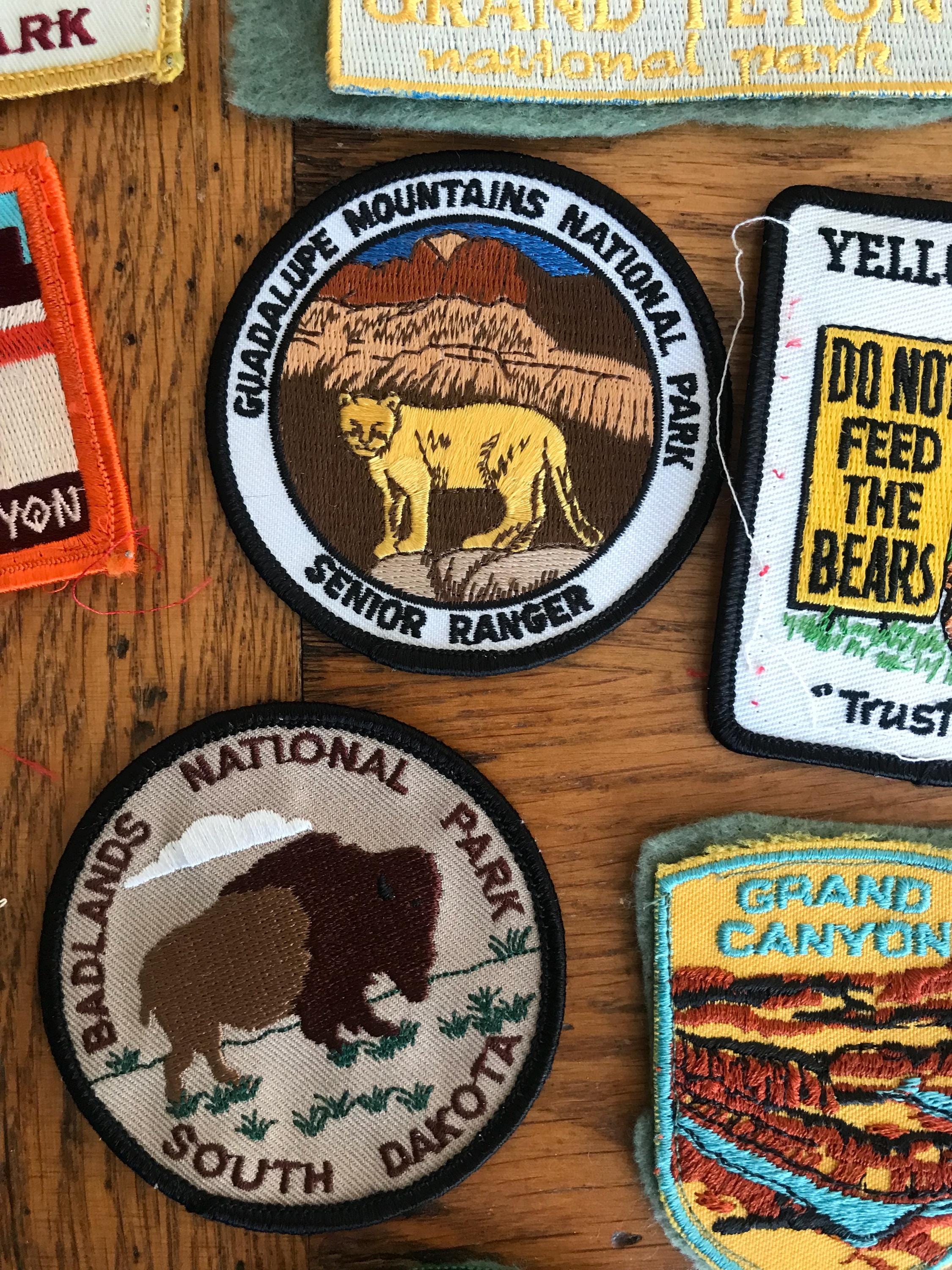 Set of 16 Souvenir Travel Patches From National Parks Yellowstone - Etsy