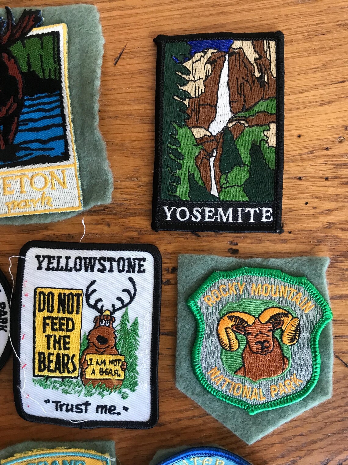 Set of 16 Souvenir Travel Patches From National Parks Yellowstone - Etsy