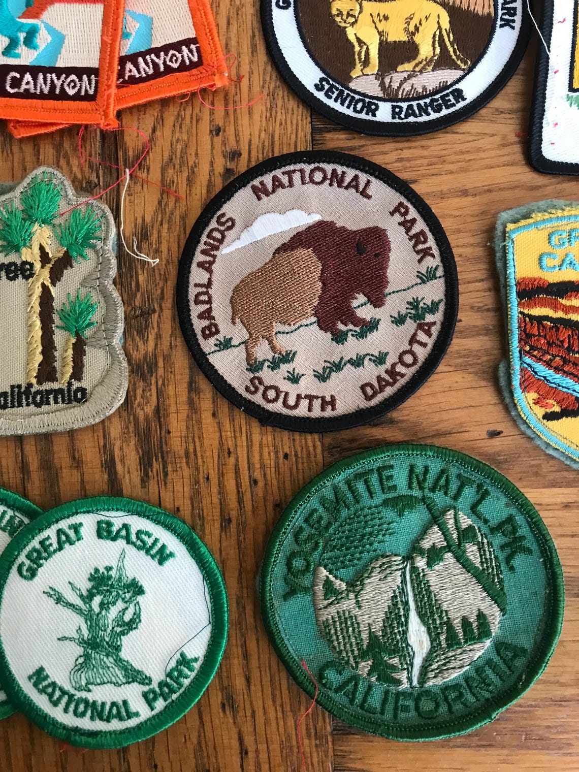Set of 16 Souvenir Travel Patches From National Parks Yellowstone - Etsy