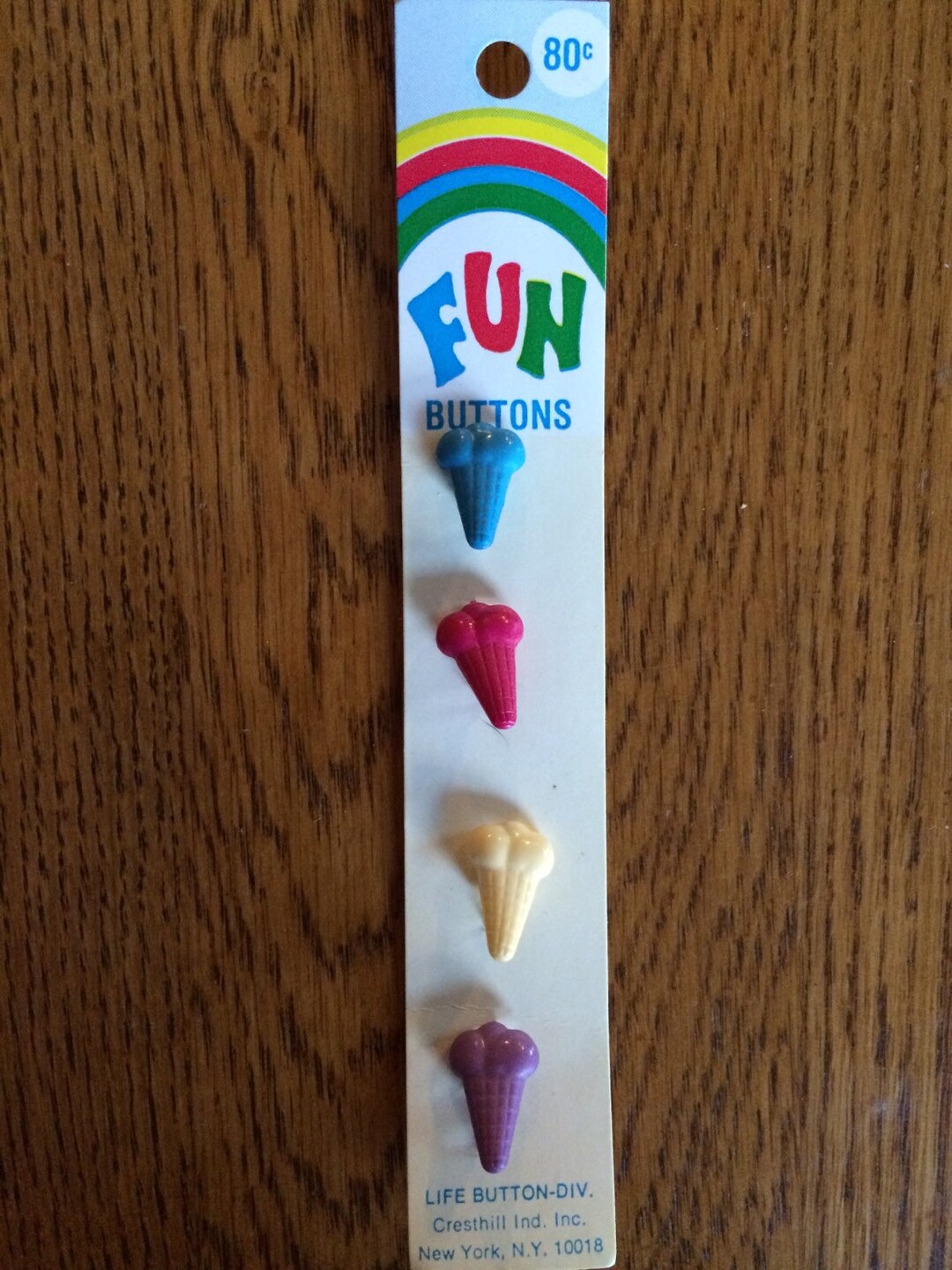 Vintage Fun Buttons on Original Card - Etsy