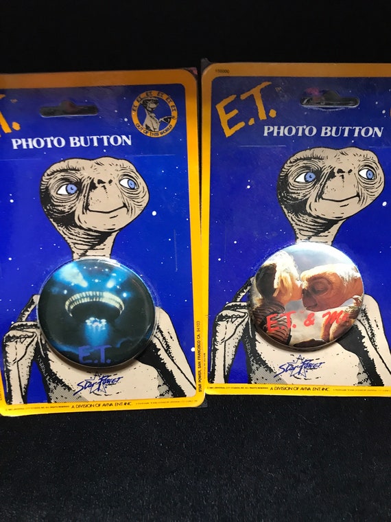 1982 ET Photo Buttons - Etsy